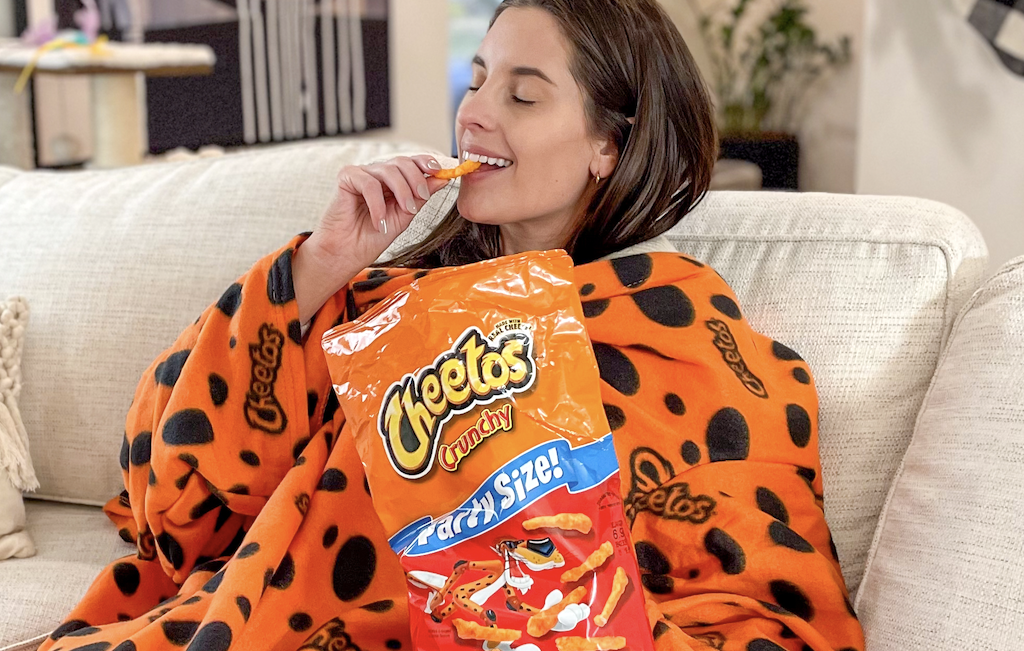 Score Big at Walmart: Cheetos Holiday Bundle - Snuggie & Snacks for ...