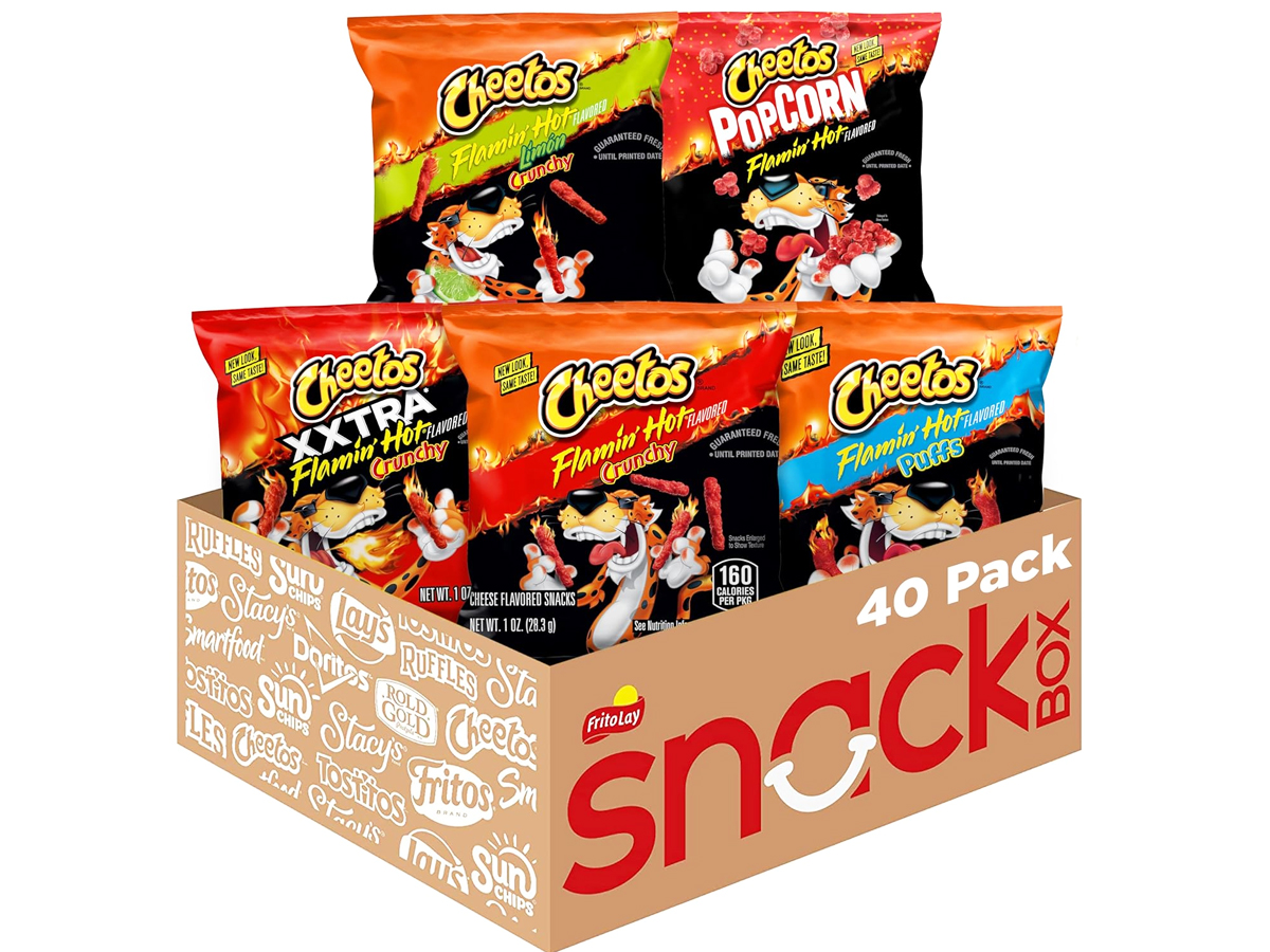 Flamin' Hot Cheetos 40-Count Variety Packs Only $14 Shipped for Amazon ...