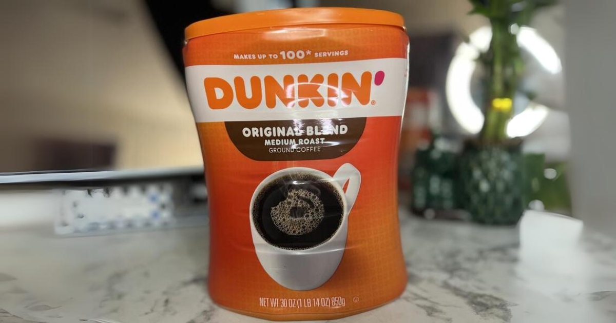 Dunkin' Original Blend 30oz Ground Coffee Just $13.48 Shipped on Amazon ...