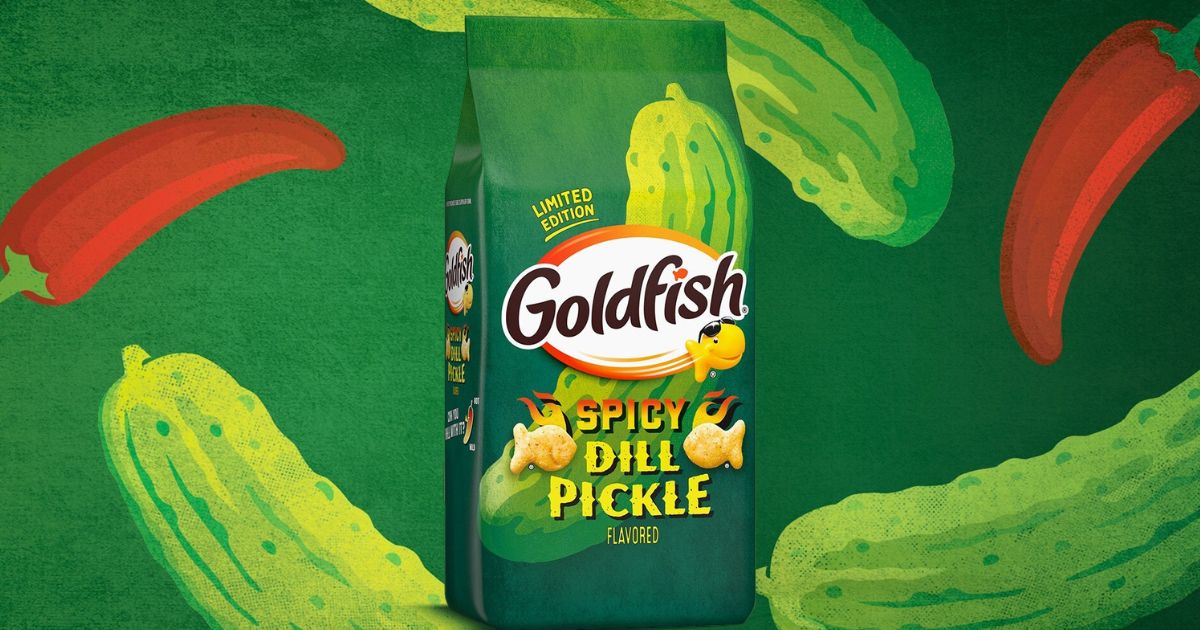 *NEW* Pepperidge Farms Goldfish Spicy Dilly Pickle Flavor Hits Stores ...