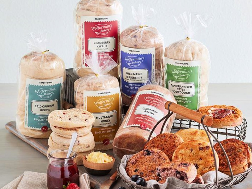 Wolferman's English Muffin Sampler Just $29.99 Shipped (Over $50 Value ...