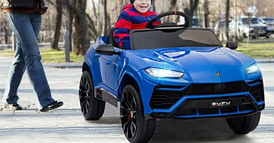 Lamborghini Ride-On Toy w/ Parental Remote Only $159.99 Shipped on ...
