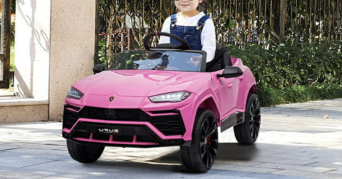 Lamborghini Ride-On Toy w/ Parental Remote Only $159.99 Shipped on ...