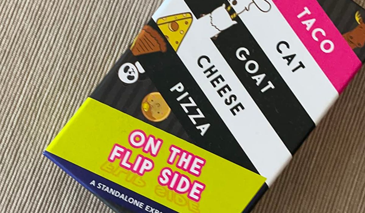 Taco Cat Goat Cheese Pizza on the Flip Side Card Game Only $8.89 on ...