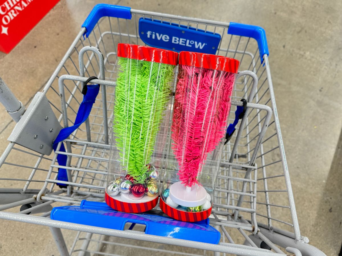 NEW Five Below Christmas Finds | $1 Ornaments, $3 Mini Trees, $5 ...