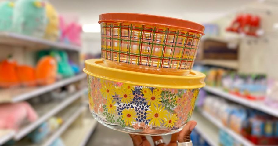 New Spring & Easter Glass Food Storage Containers at Target - Prices ...