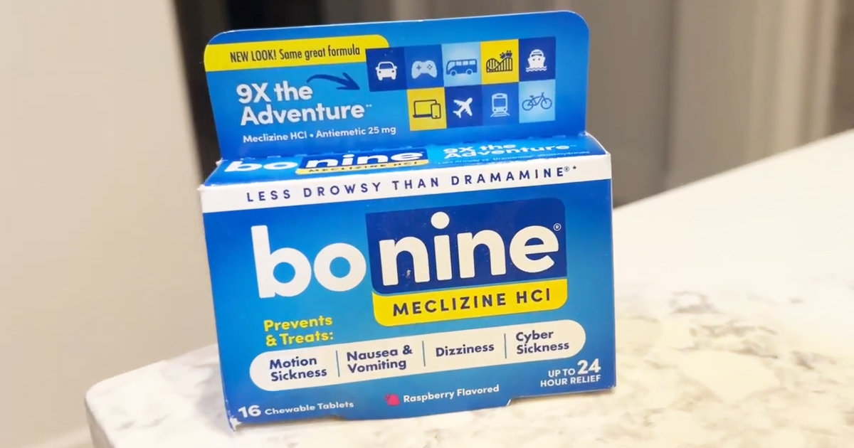 Bonine Motion Sickness Relief Tablets 16-Count Only $5 Shipped on ...