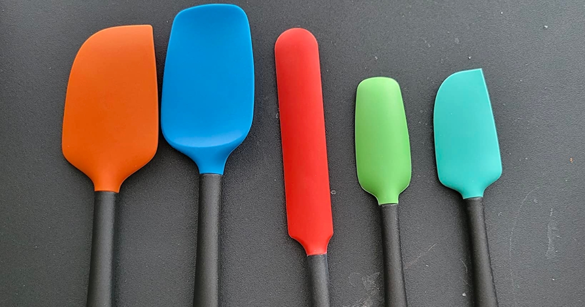 Silicone Spatula 5-Piece Set Only $7.49 on Amazon - Reviewers Rave ...