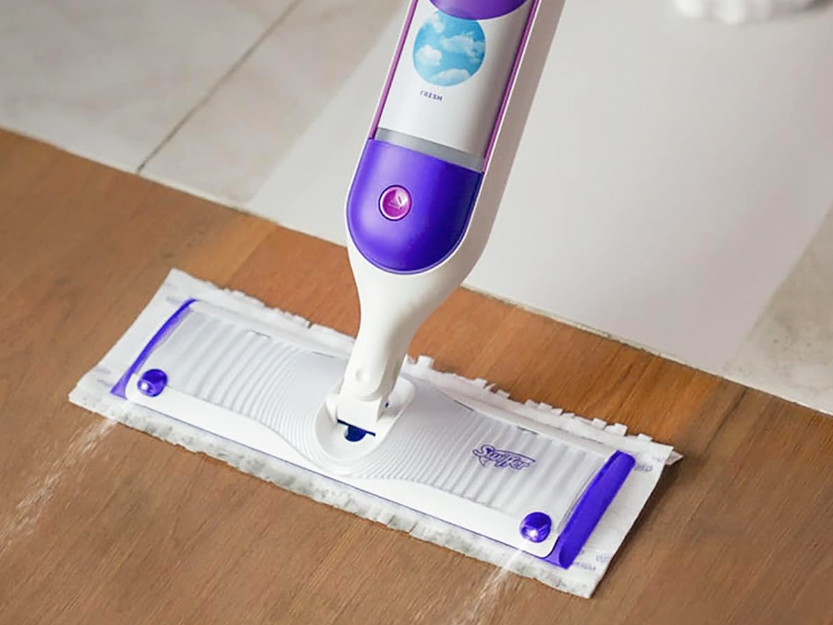 Swiffer PowerMop Starter Kit Only $19.94 on Amazon | Includes Pads ...