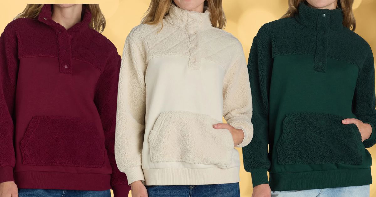 Plush Pullovers UNDER $13 on Walmart.com | 4 Color Choices! | Hip2Save