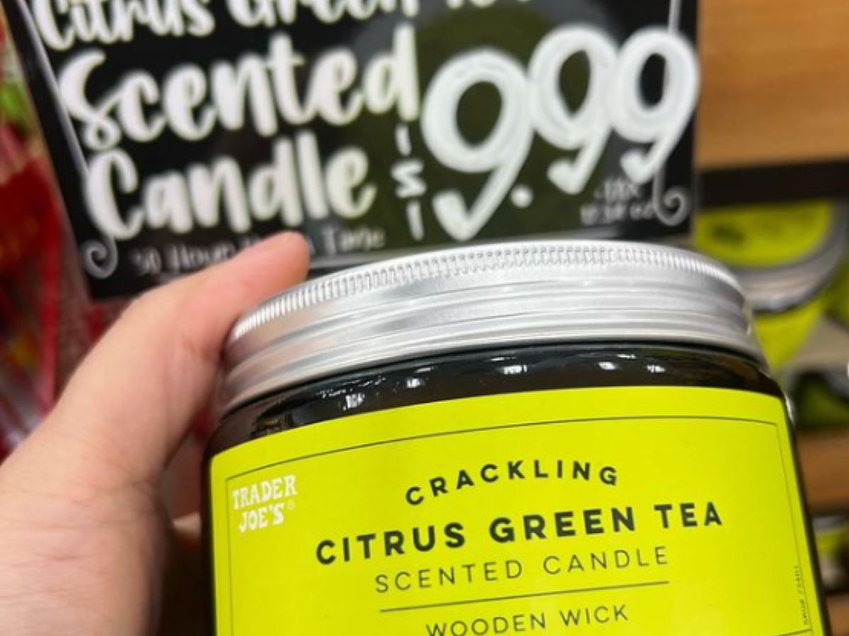 Trader Joe's Citrus Green Tea Candles: WoodWick Alternative for Just $9.99! | Hip2Save