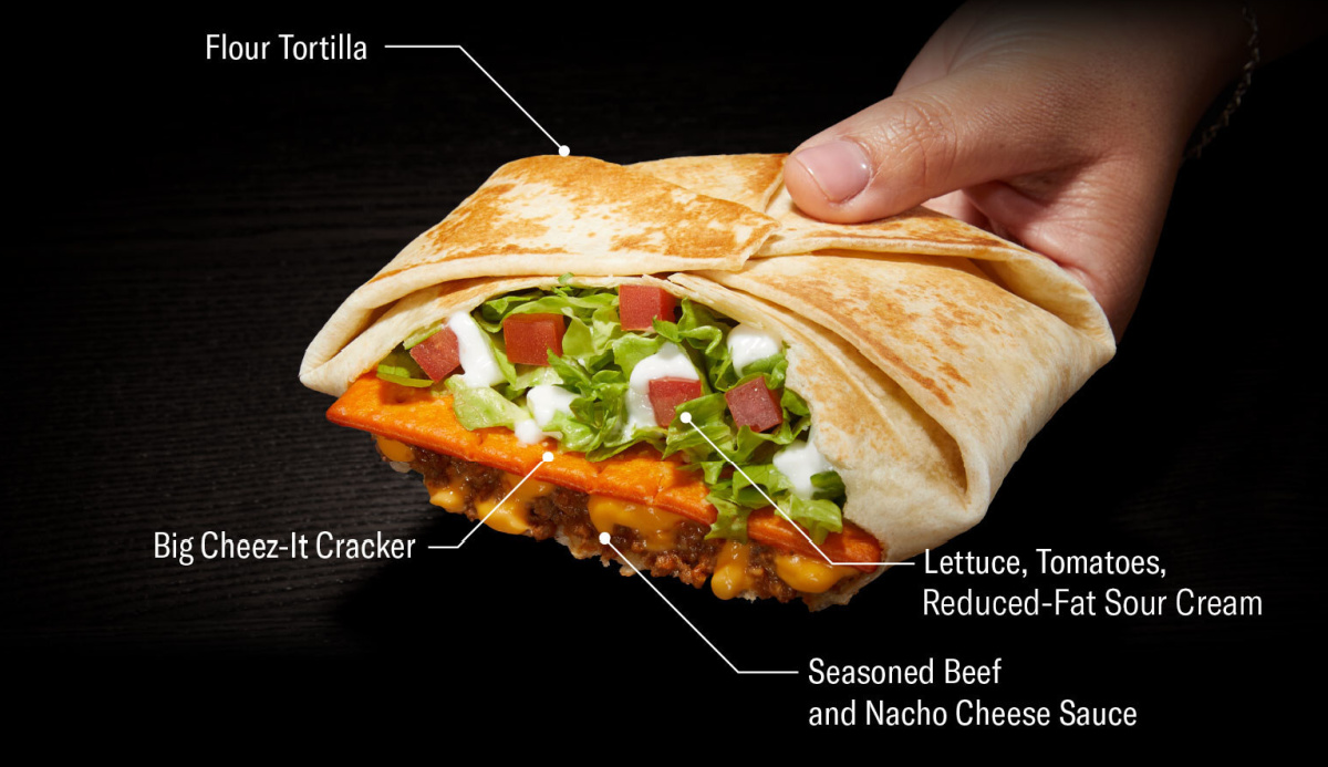 NEW Taco Bell Menu Items: Big Cheez-It Crunchwrap & Tostada