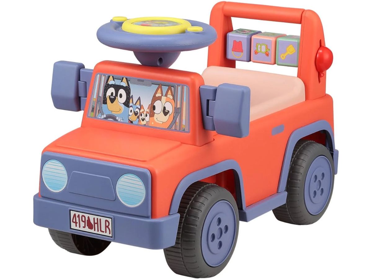 Bluey Ride-On Push Car Only $37.97 on Walmart.com | Hip2Save