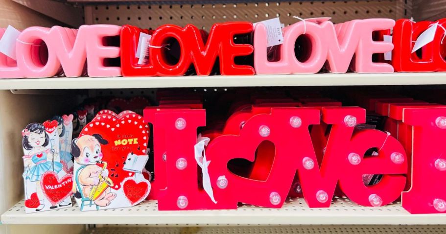 NEW Hobby Lobby Valentine's Day Items | Light Up Signs, Decor, Throw Pillows, & More | Hip2Save