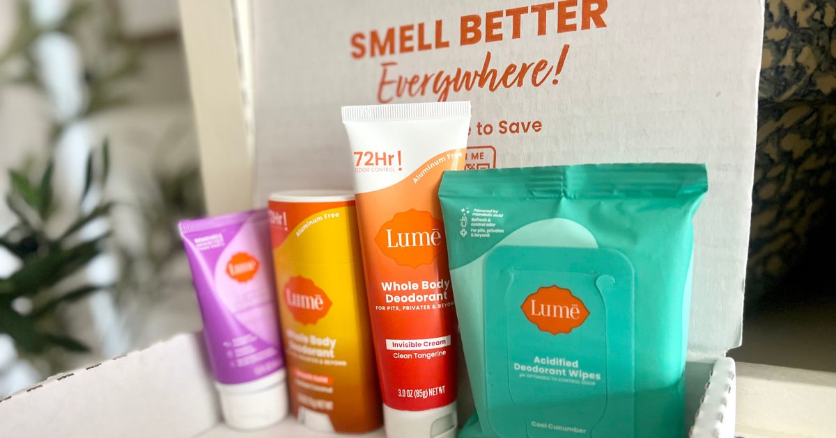 Aluminum-Free Lume Deodorant Starter Pack Just $29.98 Shipped