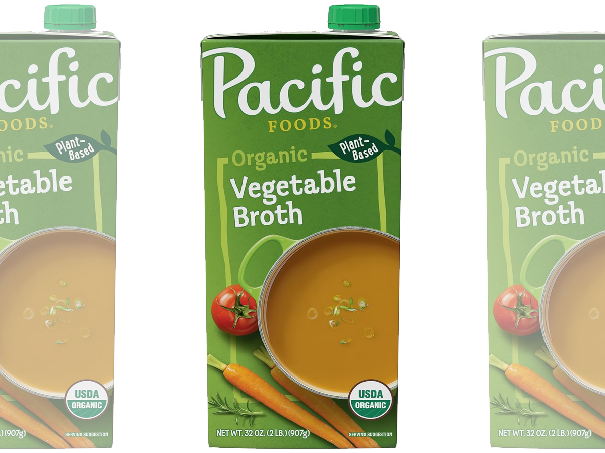 Pacific Foods Organic Vegetable Broth 32oz Carton Only $2 Shipped on ...