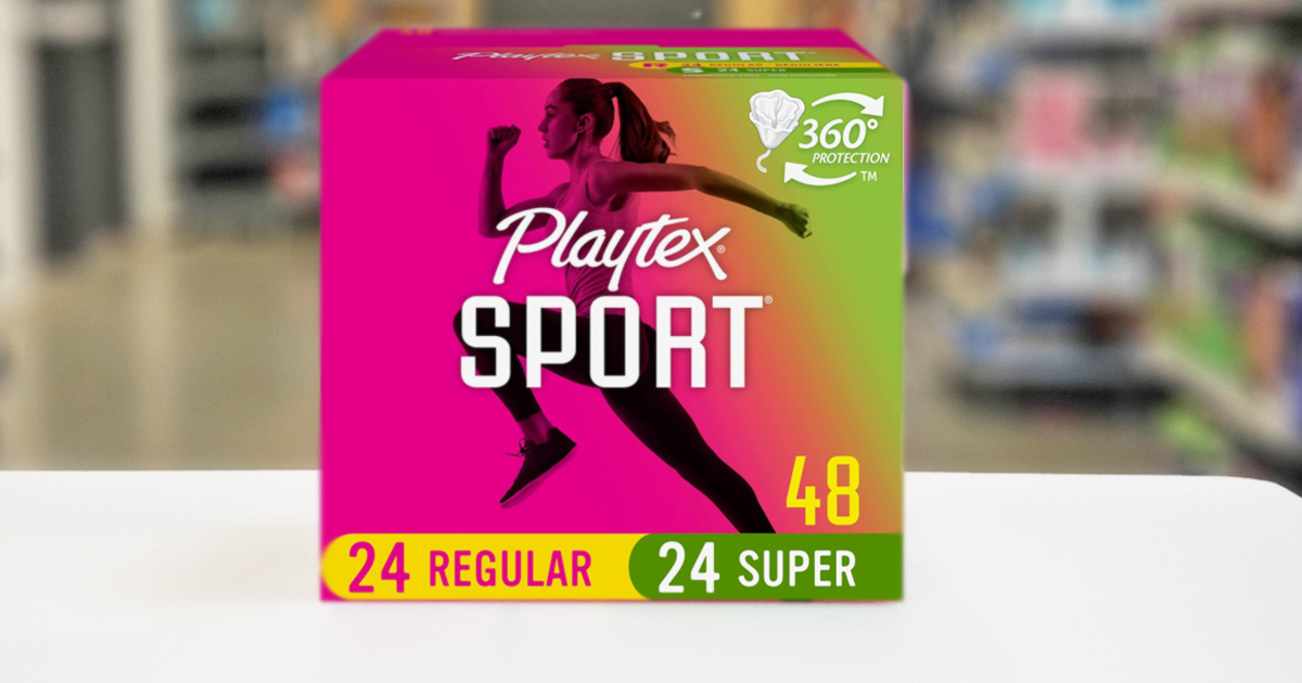 Playtex Sport Tampons 48-Count Box Only $4.93 Shipped on Amazon | Hip2Save