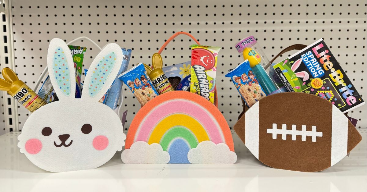 Target Felt Easter Baskets JUST $5 + More Styles from $1! | Hip2Save
