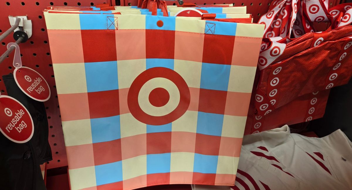 New $3 Target Reusable Bags Just Dropped – The Plaid Print Is a Must ...