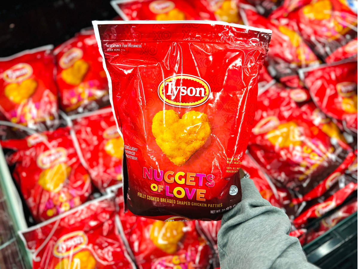 Tyson Heart-Shaped Chicken Nuggets are Back at Walmart – Perfect ...