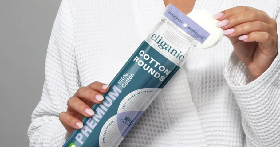 Cliganic Premium Cotton Rounds 300-Count Only $6 Shipped on Amazon ...