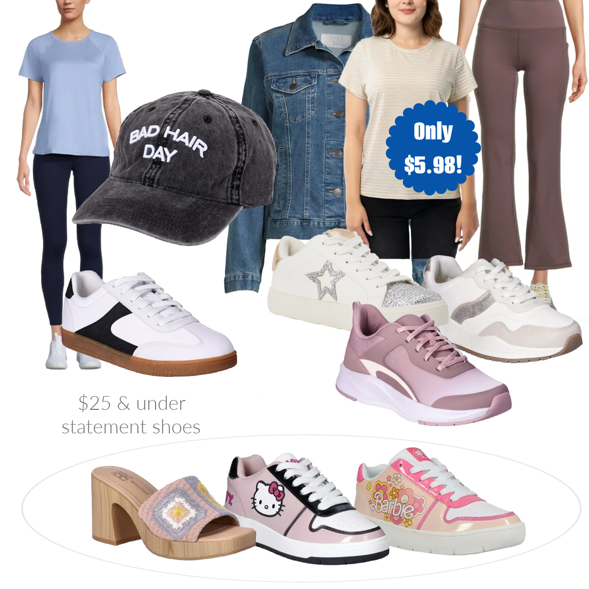 Walmart Spring Fashion from $5.98 | Trendy Shoes, Denim, & More