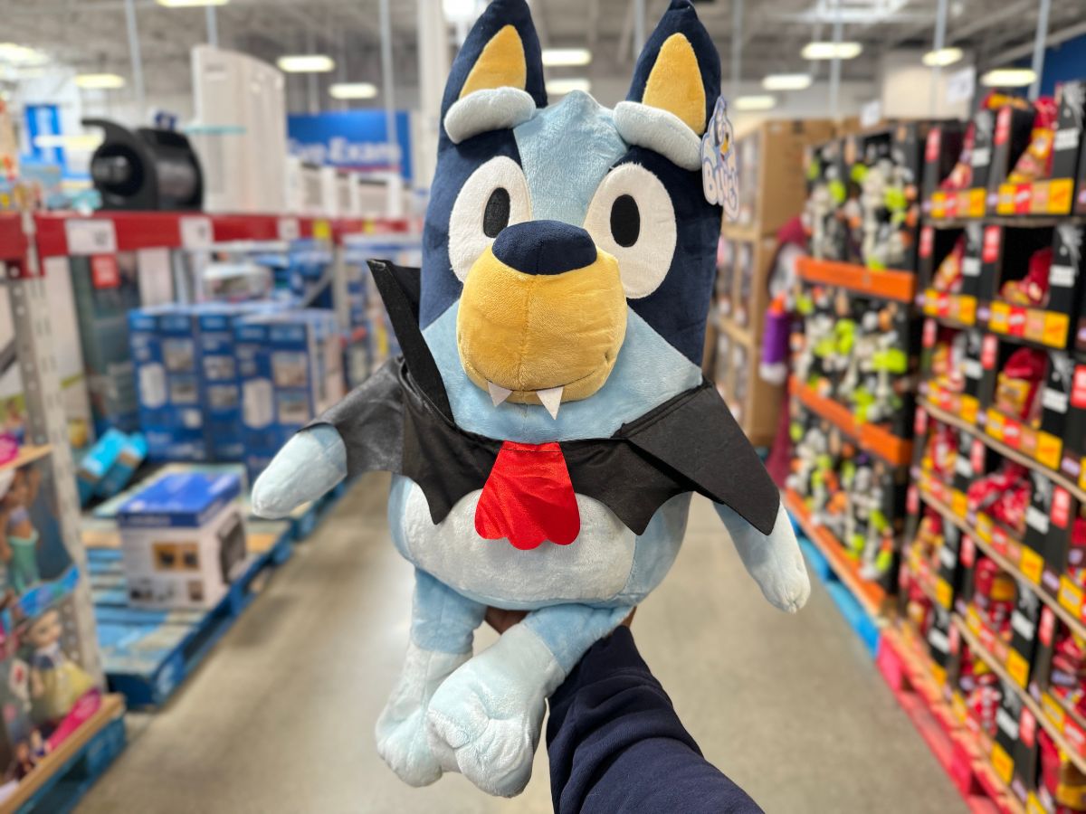Bluey 18" Jumbo Halloween Plush Only $17.96 at Sam's Club | Hip2Save