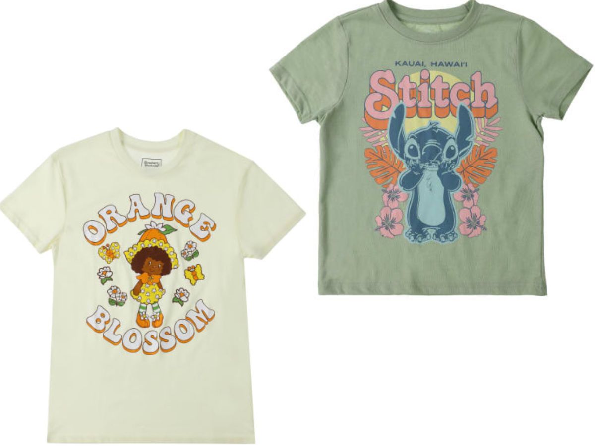 Five Below Graphic Tees ONLY $5.55 | Stitch, Bluey, Strawberry ...