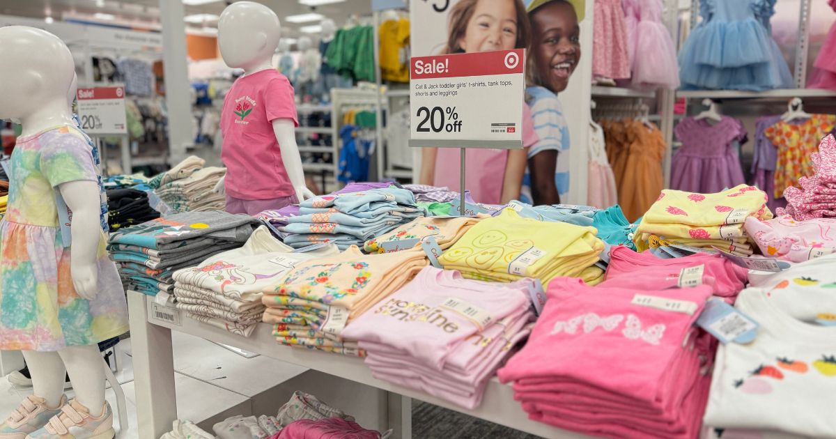 Extra 20% Off Target Cat & Jack Clothing | $3 Shirts, Shorts & Leggings ...