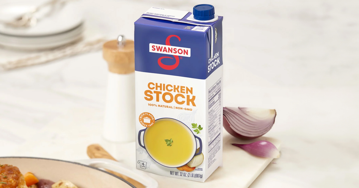 Swanson Chicken Stock 32oz Carton Only $1.87 Shipped on Amazon | Hip2Save