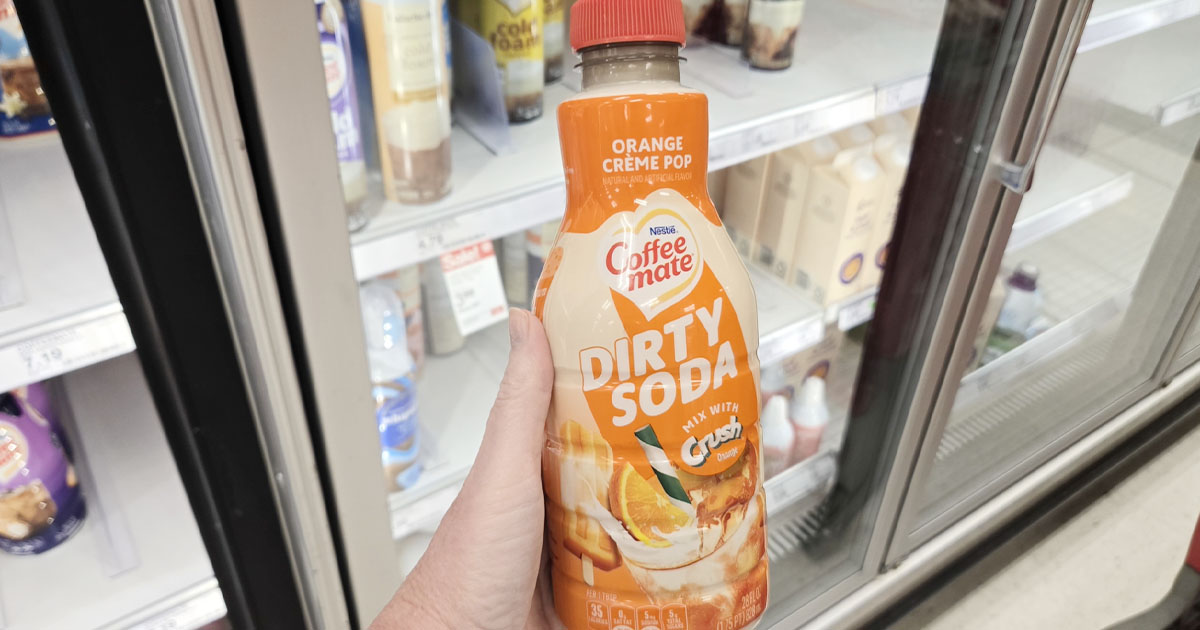 NEW Coffee Mate Orange Crush Dirty Soda Creamer at Target | Hip2Save