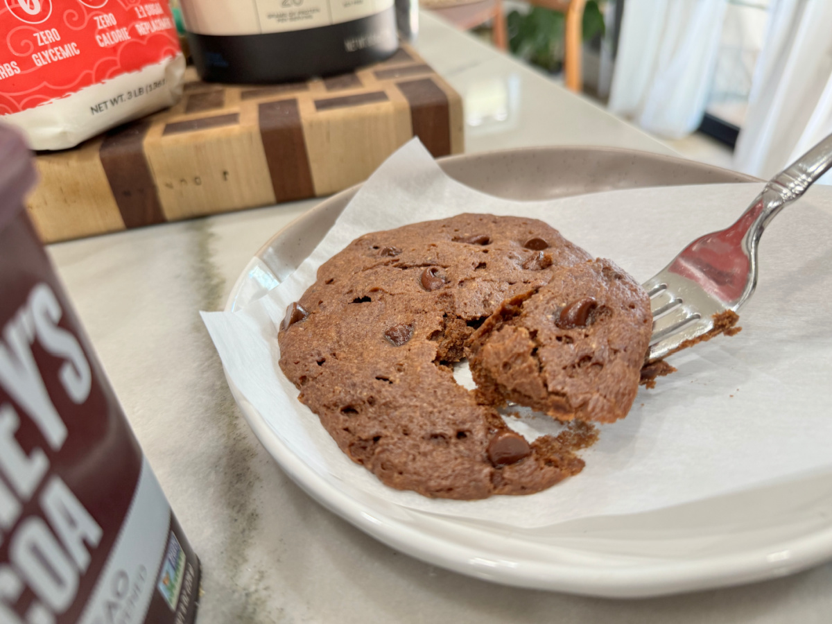 Make a 1 Minute Protein Cookie in the Microwave!