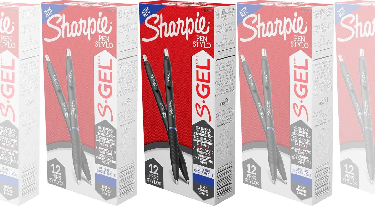 Sharpie S-Gel Bold Point Pens 12-Pack Only $7.66 Shipped on Amazon (Reg ...