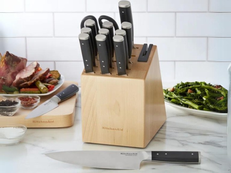 KitchenAid 14-Piece Steel Knife Set w/ Block Only $48 Shipped on ...