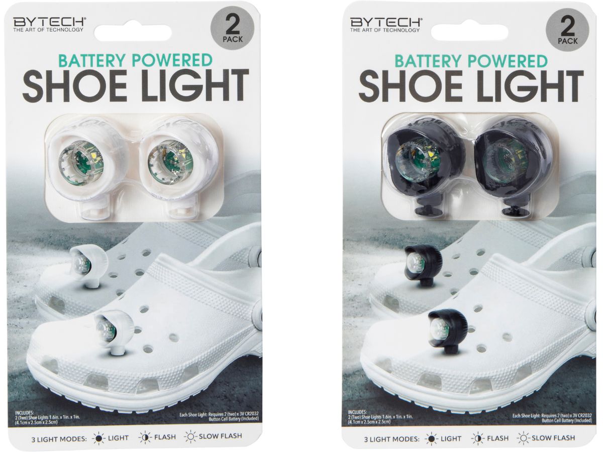 Five Below Has Battery Powered Shoe Lights (They're Headlights for Your ...
