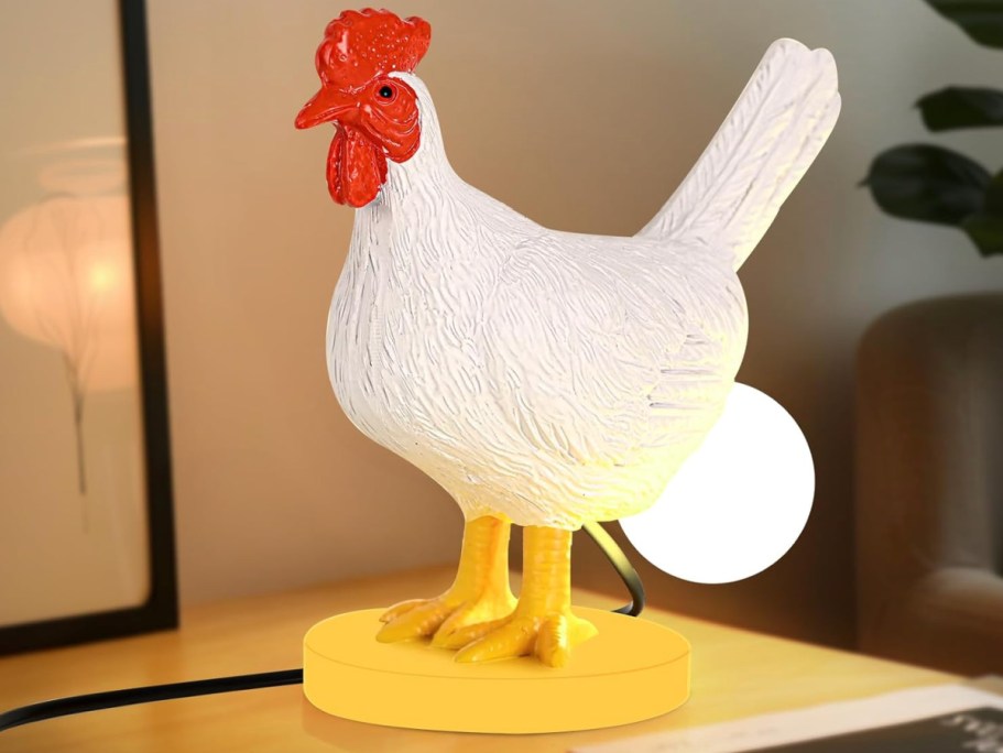 50% Off Chicken Laying An Egg Lamp on Amazon - ONLY $14.99 (Unique Gift ...