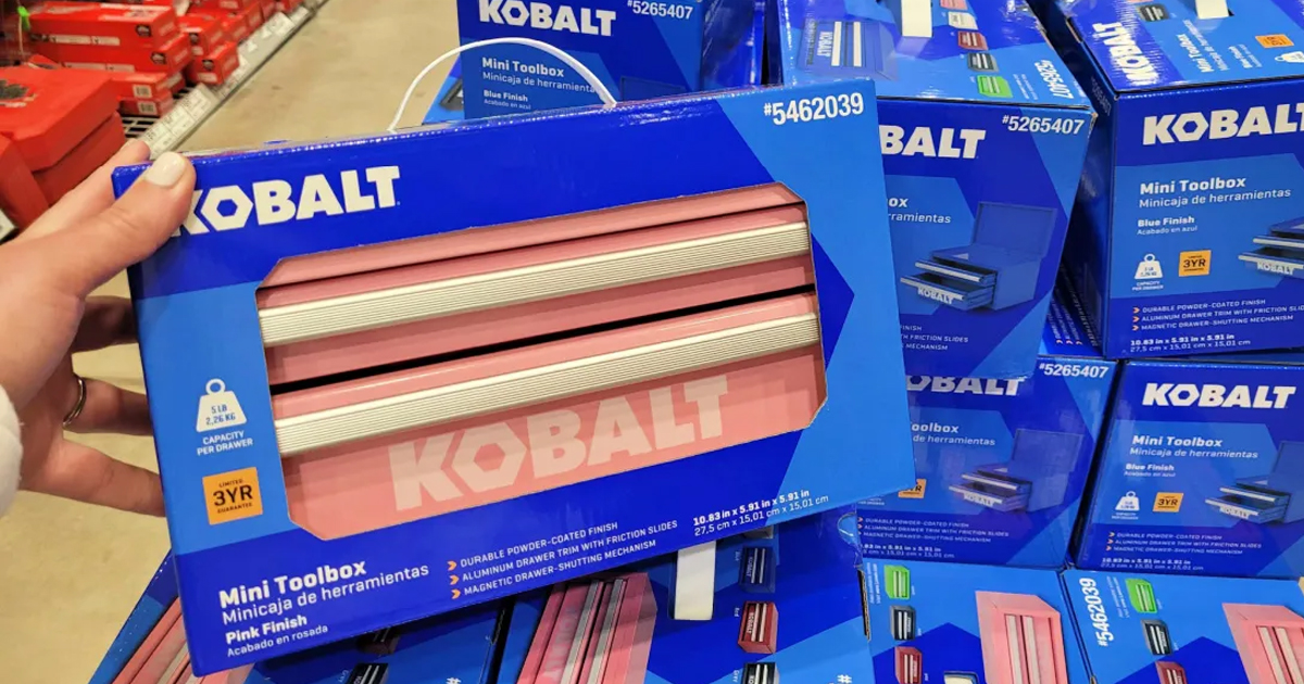 GO! Viral Kobalt Mini Tool Boxes Only $12.98 for Lowe's Rewards Members ...