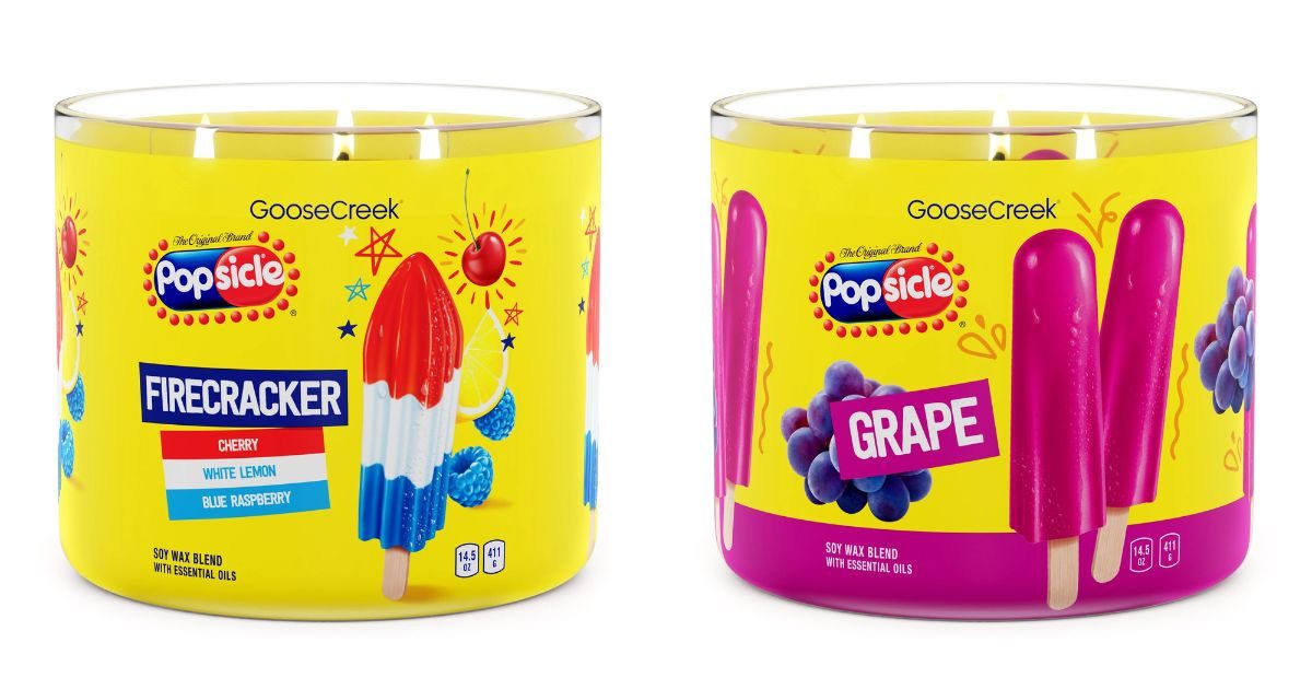 NEW Goose Creek Popsicle & Good Humor Candles Only $13.99 (Reg. $26 ...