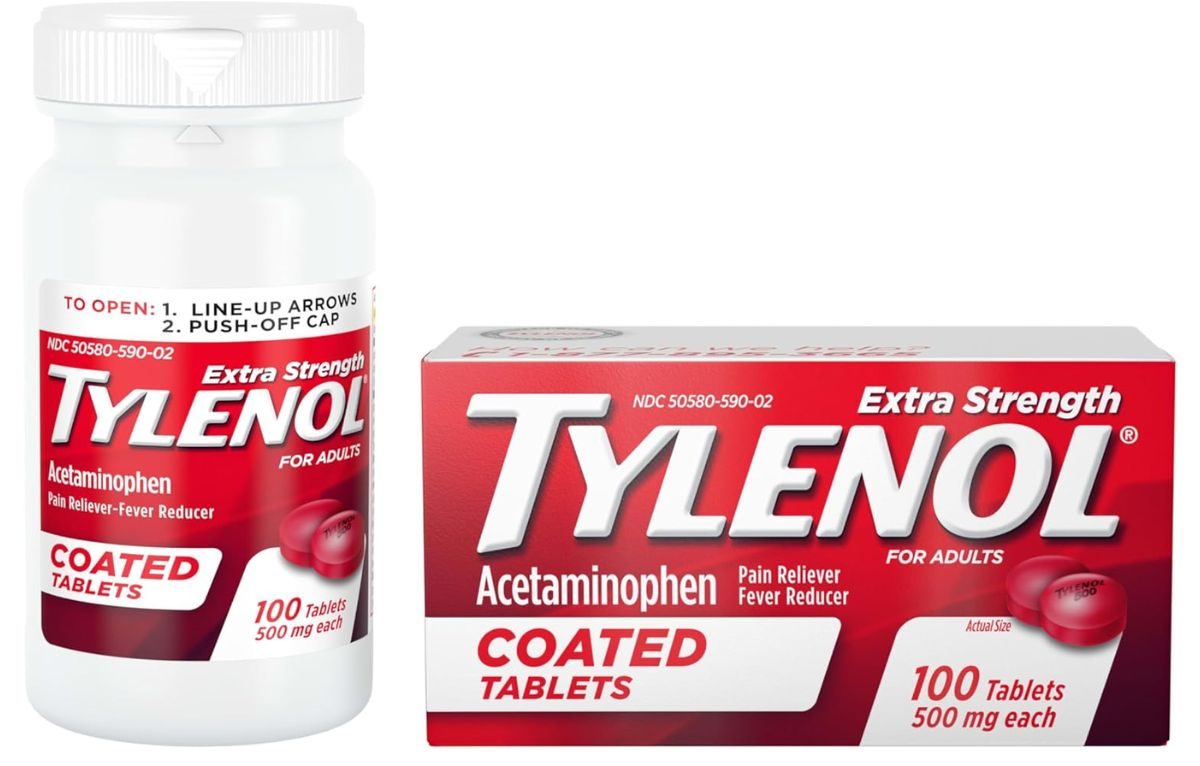 Tylenol Extra Strength Coated Tablets 100-Count Just $4 Shipped on ...