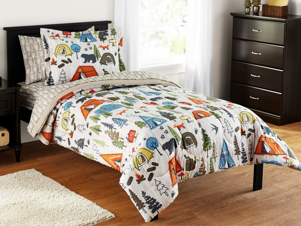 Glow In The Dark Unicorn 5 Piece Comforter Set W String Lights Only
