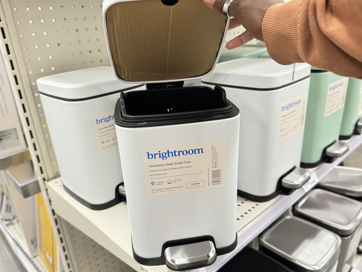 Target Brightroom Trash Cans from $5 | Cute Color Options! | Hip2Save