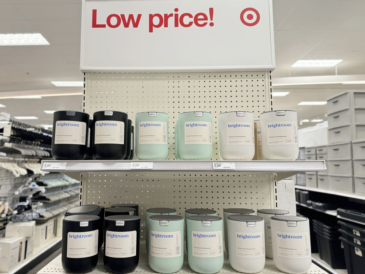 Target Brightroom Trash Cans from $5 | Cute Color Options! | Hip2Save
