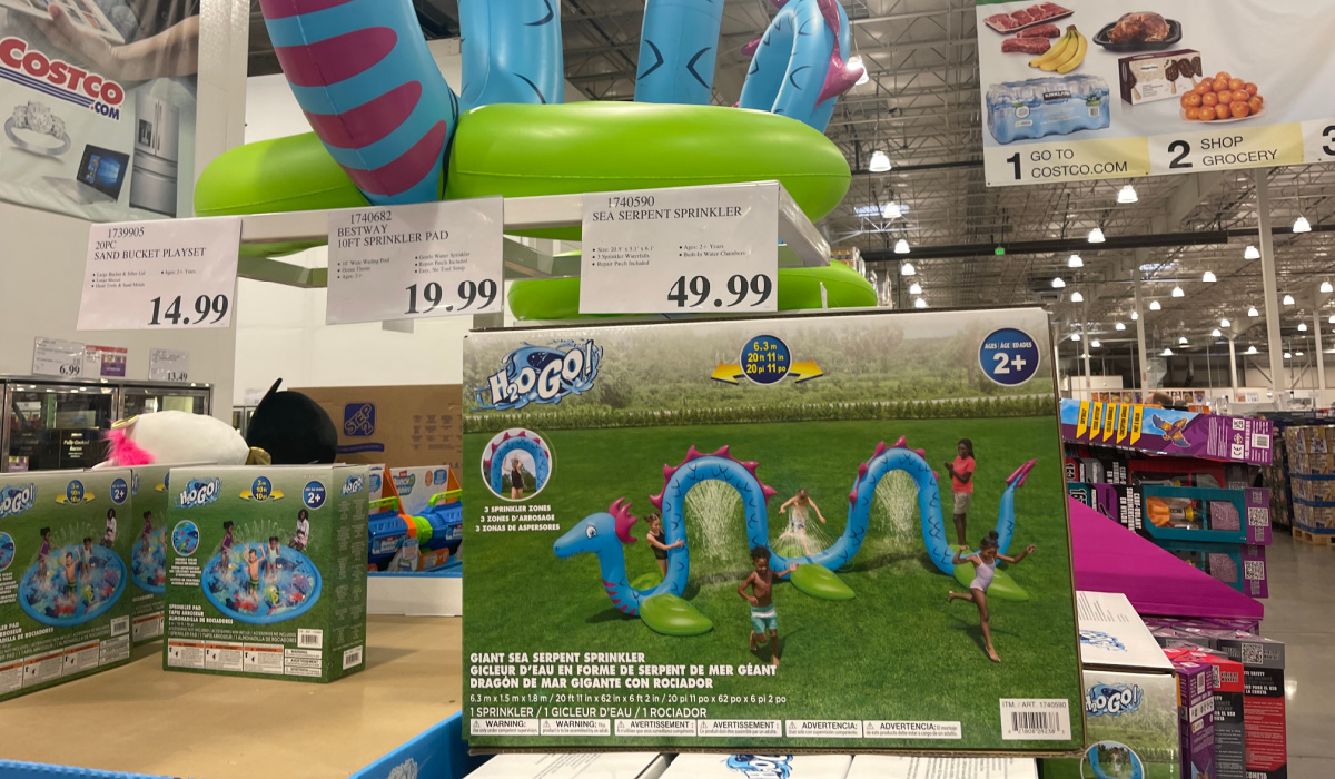 Giant Sea Serpent Sprinkler Just $49.99 + More Water Fun at Costco ...
