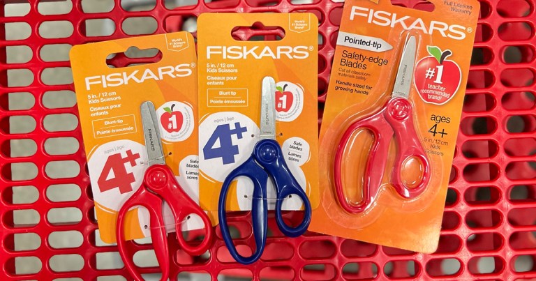 Fiskars Kids Scissors w/ Eraser Sheath Only $1.58 on Walmart.com | Hip2Save