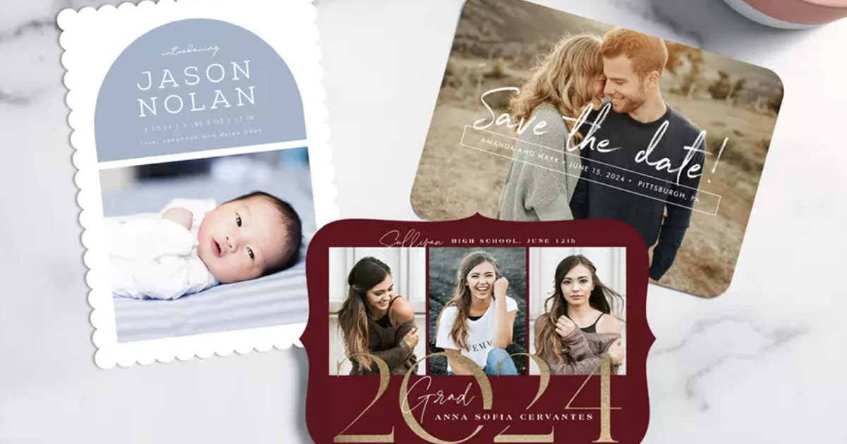 Over 80% Off Custom Photo Cards | Perfect for Weddings, Birthdays ...