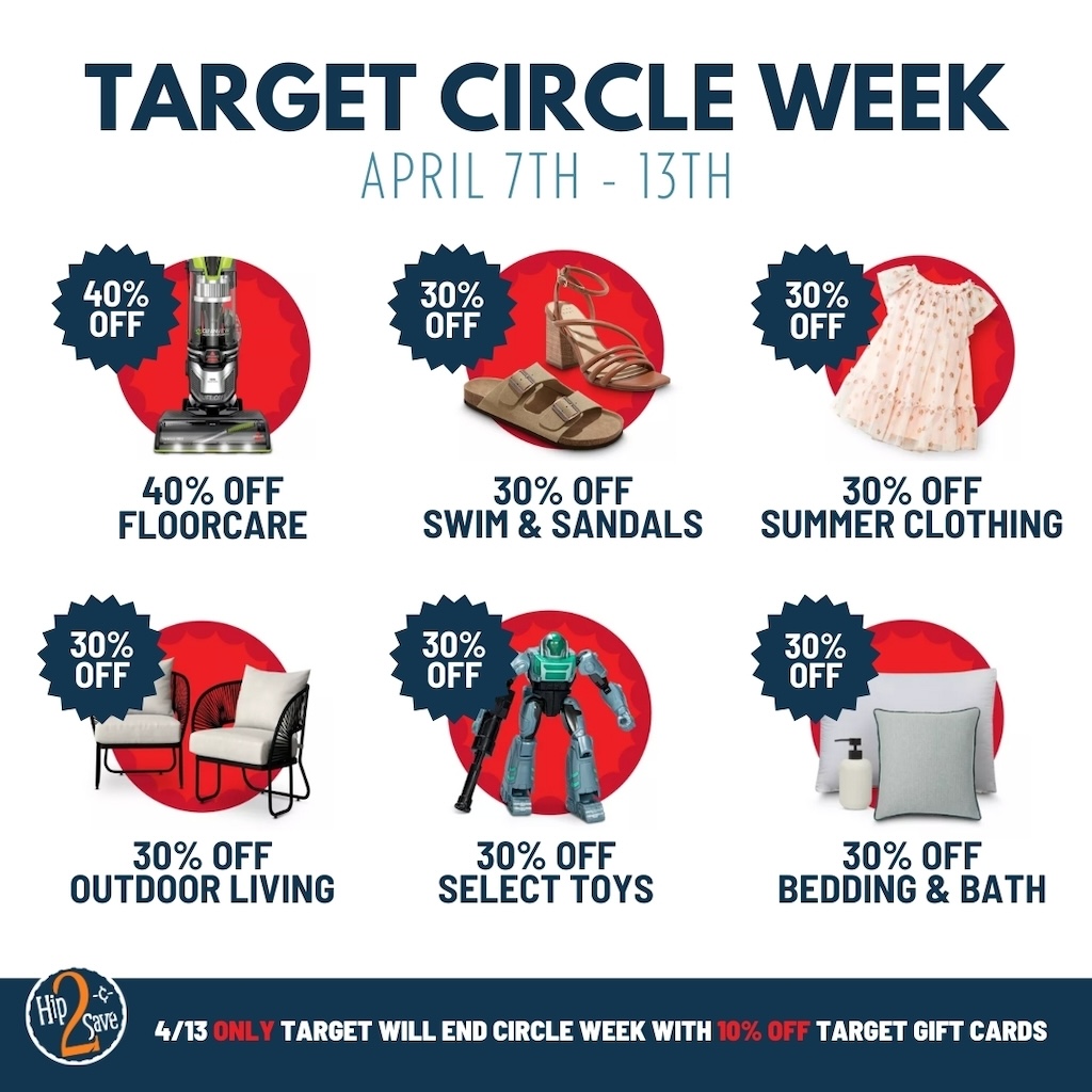 Target Circle Week 2024 Starts April 7th (Save Up to 40%)