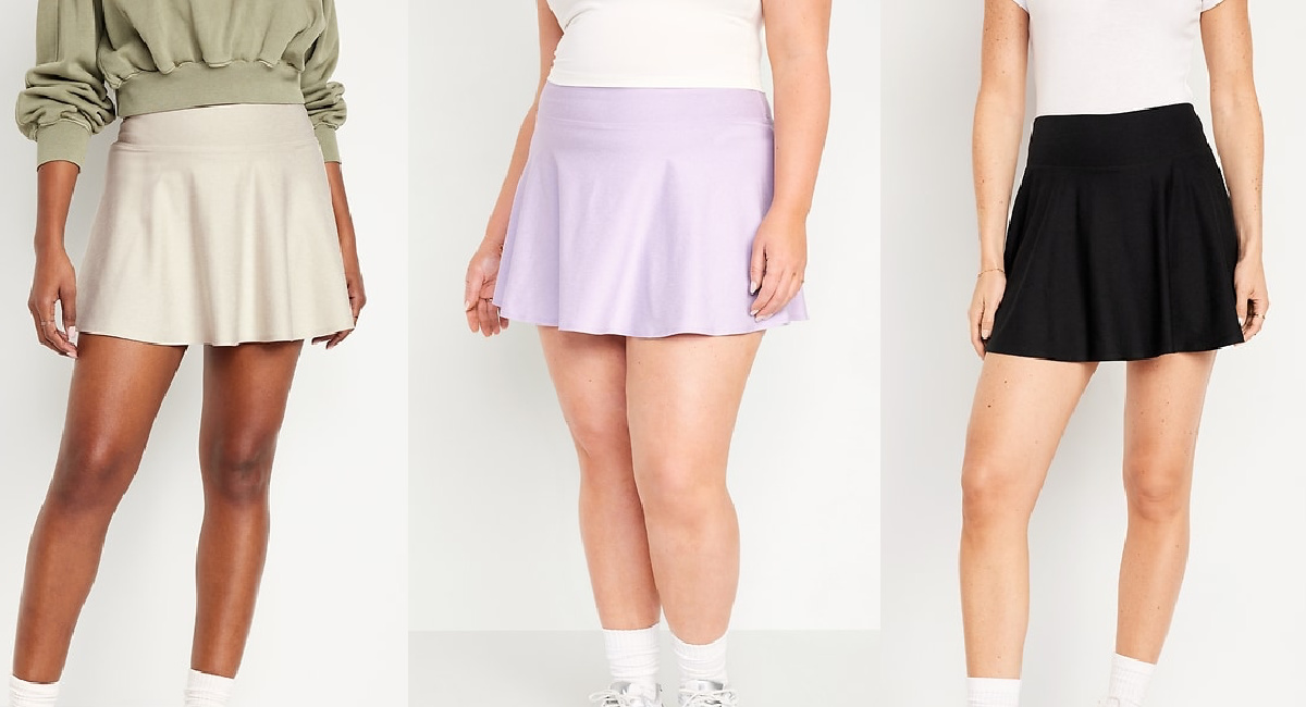 Old Navy High-Waisted Skorts w/ Hidden Pocket JUST $11.99 (Reg. $30 ...
