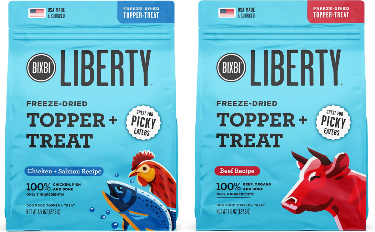 BIXBI Liberty Freeze Dried Dog Food Topper Only $6 on Amazon (Reg. $12 ...
