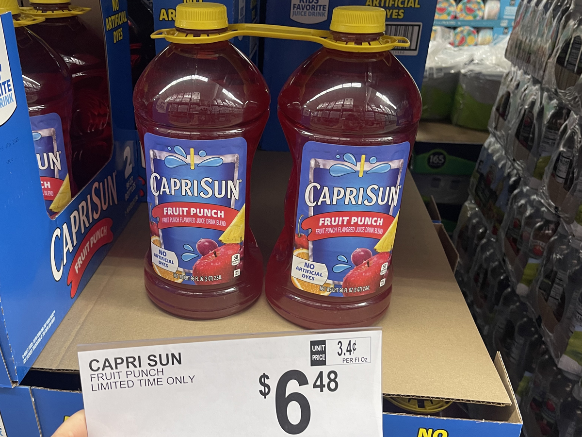 HUGE Bottles of Capri Sun Now at Sam's Club | TWO 96oz Bottles Only $6. ...