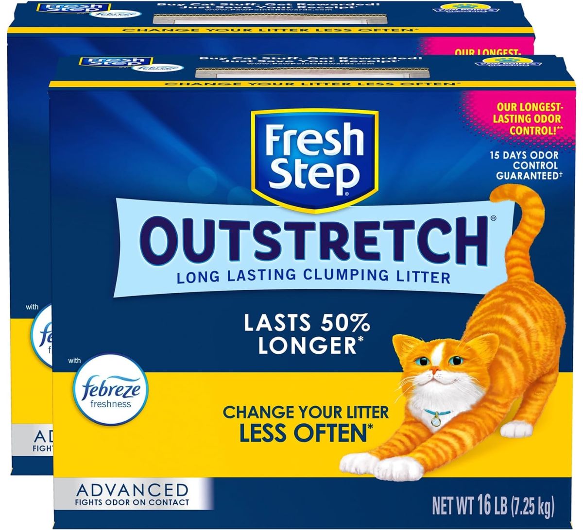 TWO Fresh Step Cat Litter 32lb Boxes from $6.47 Shipped on Amazon (Reg ...